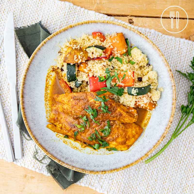 Moroccan Fish with Couscous | Dinner Twist