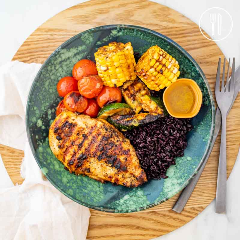 Peri Peri Chicken with Grilled Vegetables | Dinner Twist